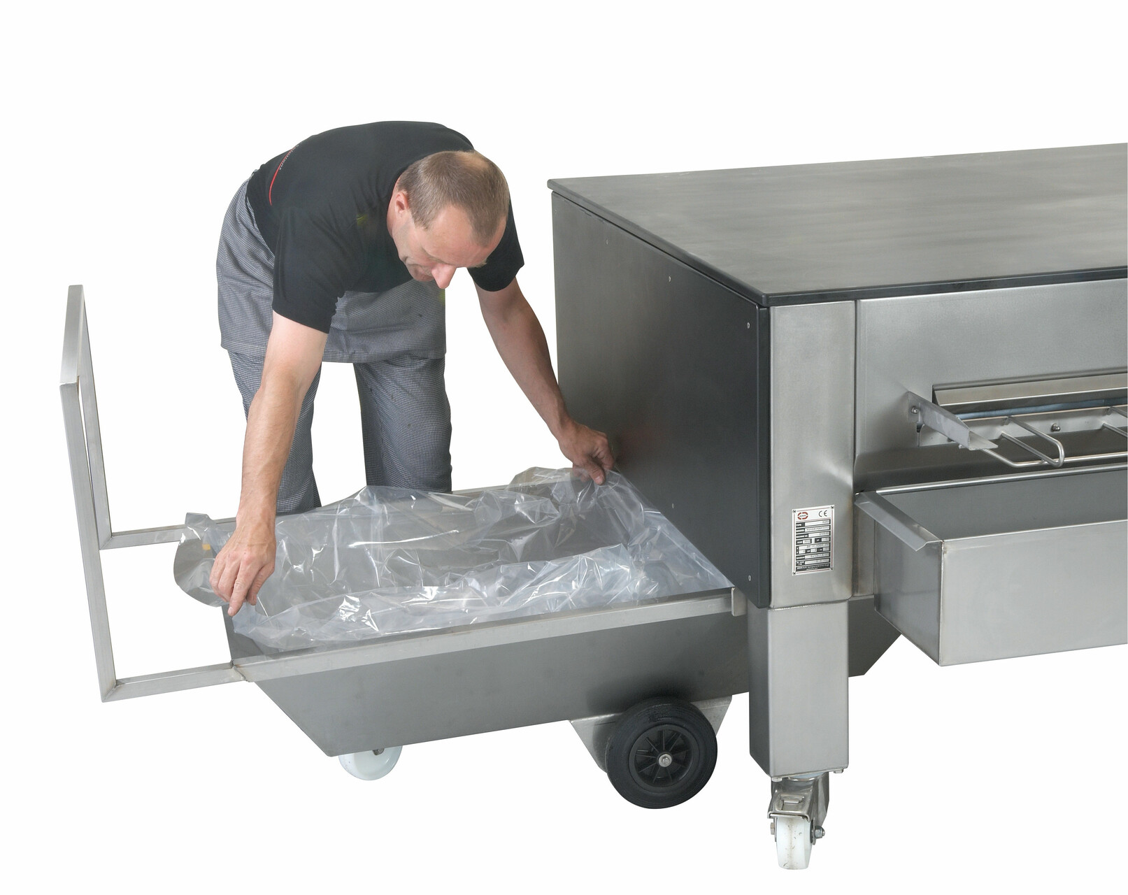 JEROS Industrial Tray Cleaner | Cleans and oils 800 to 1000 trays per hour
